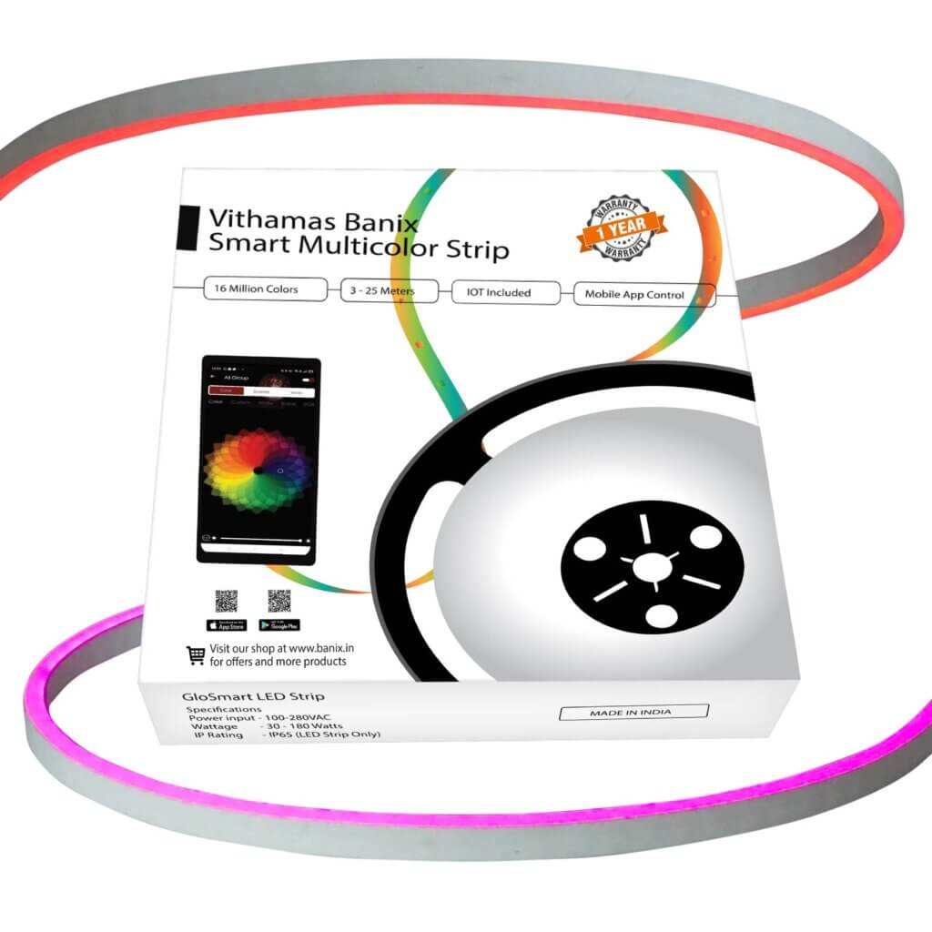 led strip lights | Smart multicolor led strip lights with App control